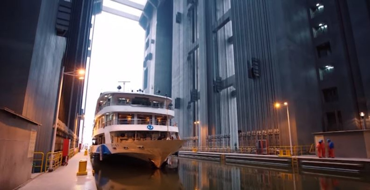 World's Largest Ship Elevator Opens In China | Manufacturing.net
