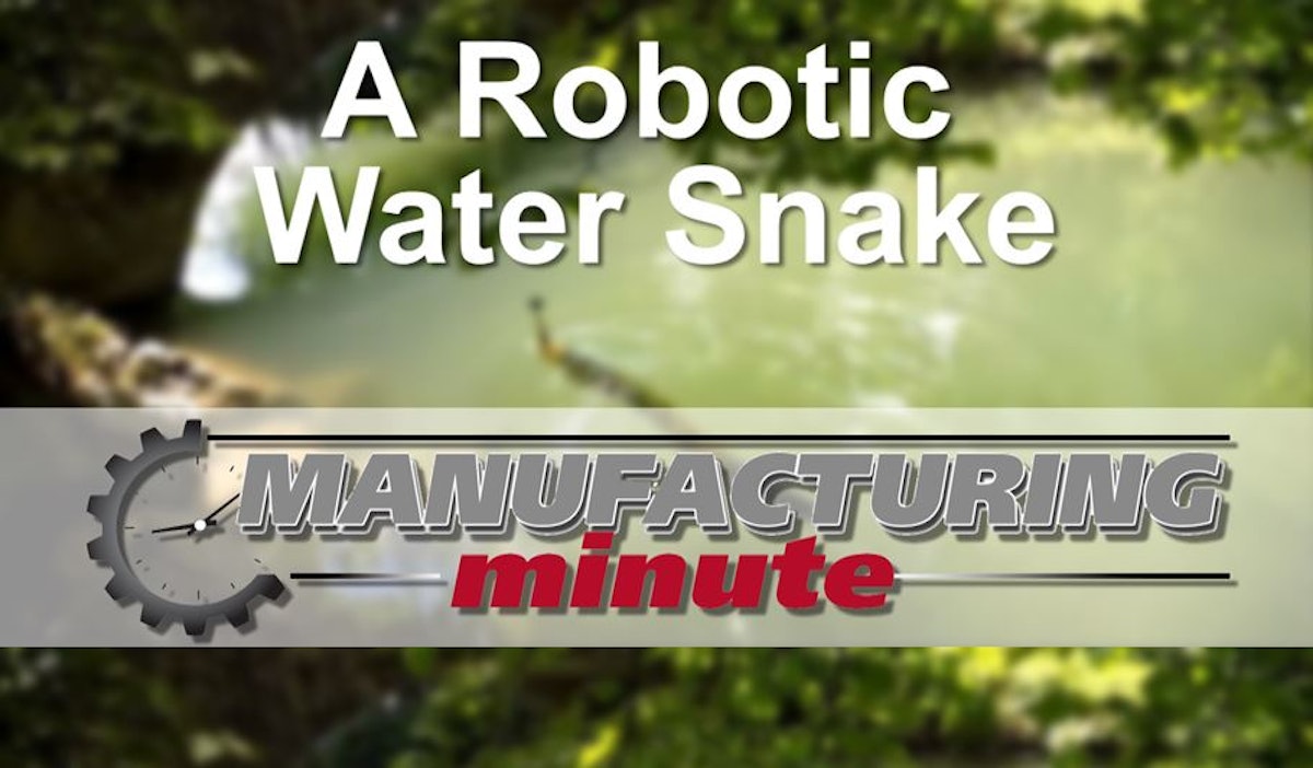 Manufacturing Minute: The Only Thing Creepier Than A Water Snake Is A ...