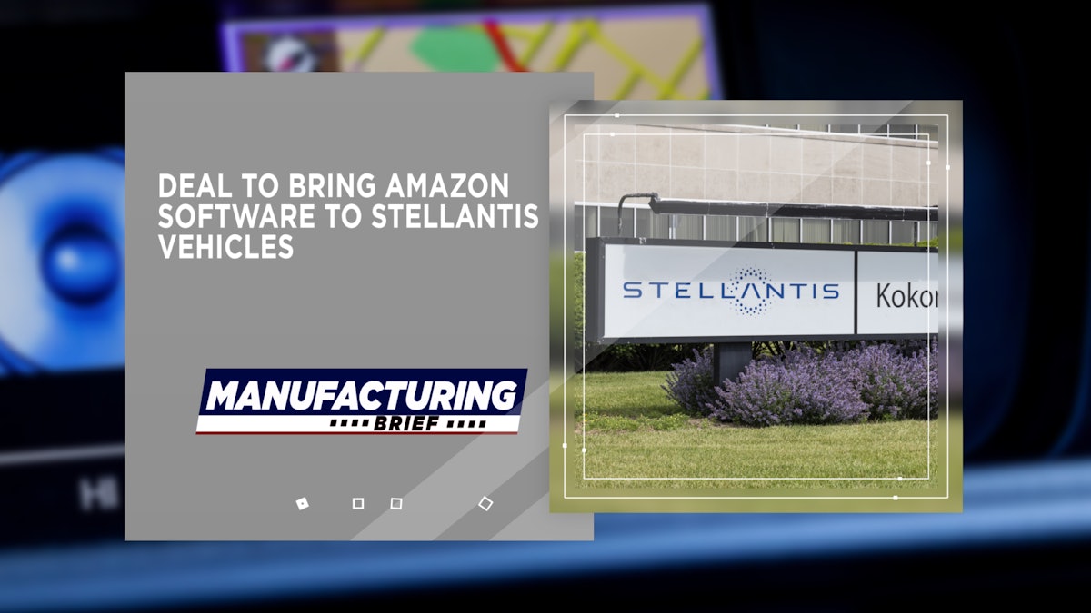 Deal to Bring Amazon Software to Stellantis Vehicles | Manufacturing.net