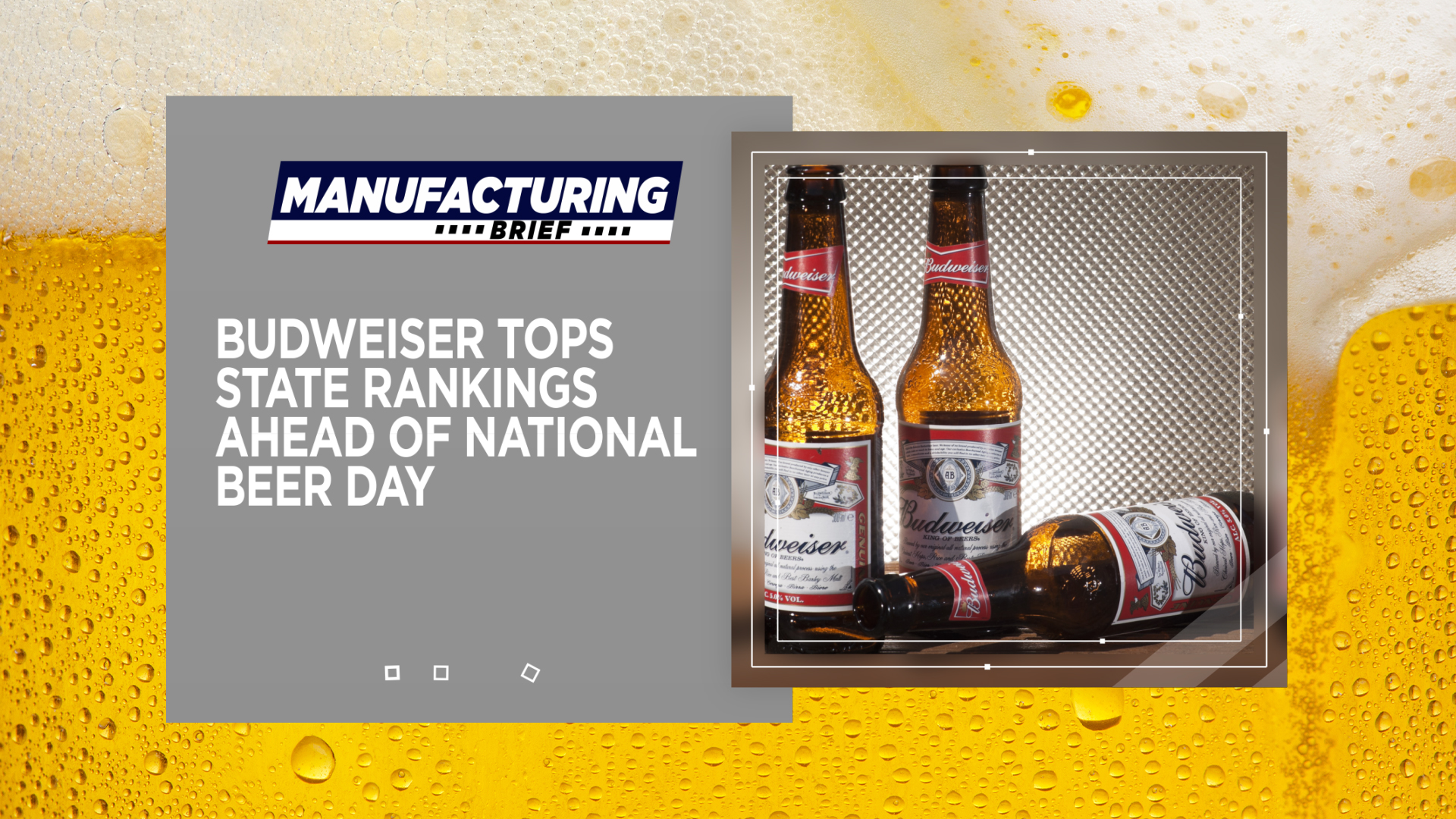 Budweiser Tops State Rankings Ahead of National Beer Day ...