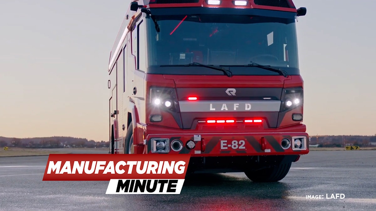 LAFD Debuts First Electric Fire Engine in U.S. | Manufacturing.net