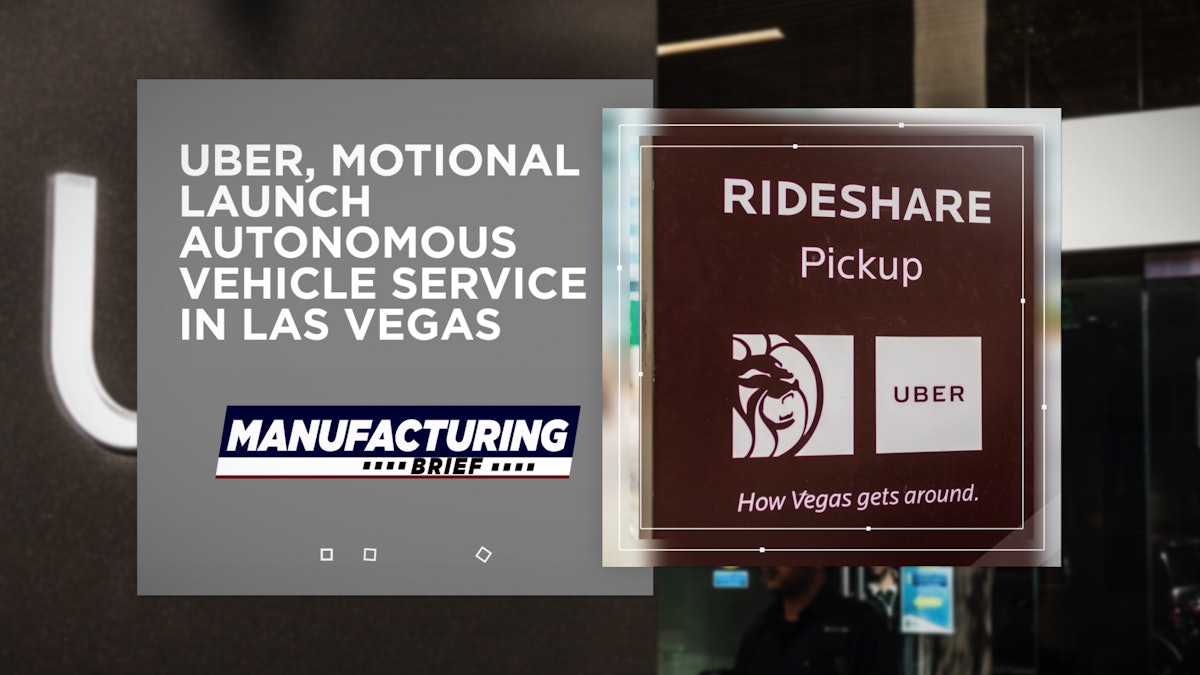Uber, Motional Launch Autonomous Vehicle Service in Las Vegas ...